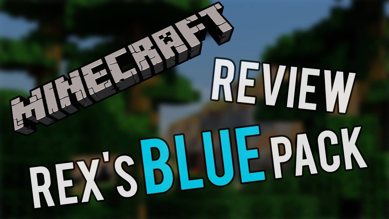 MINECRAFT TEXTURE PACK - 1.7/1.8 - (Rex's Blue Pack) - YouTube