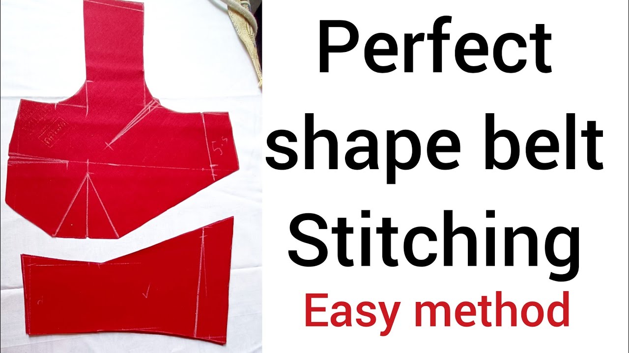 shape belt loading tips|shape belt stitching easy method - YouTube