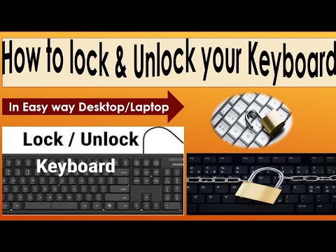 How to lock & Unlock your keyboard || How to Unlock your keyboard in ...