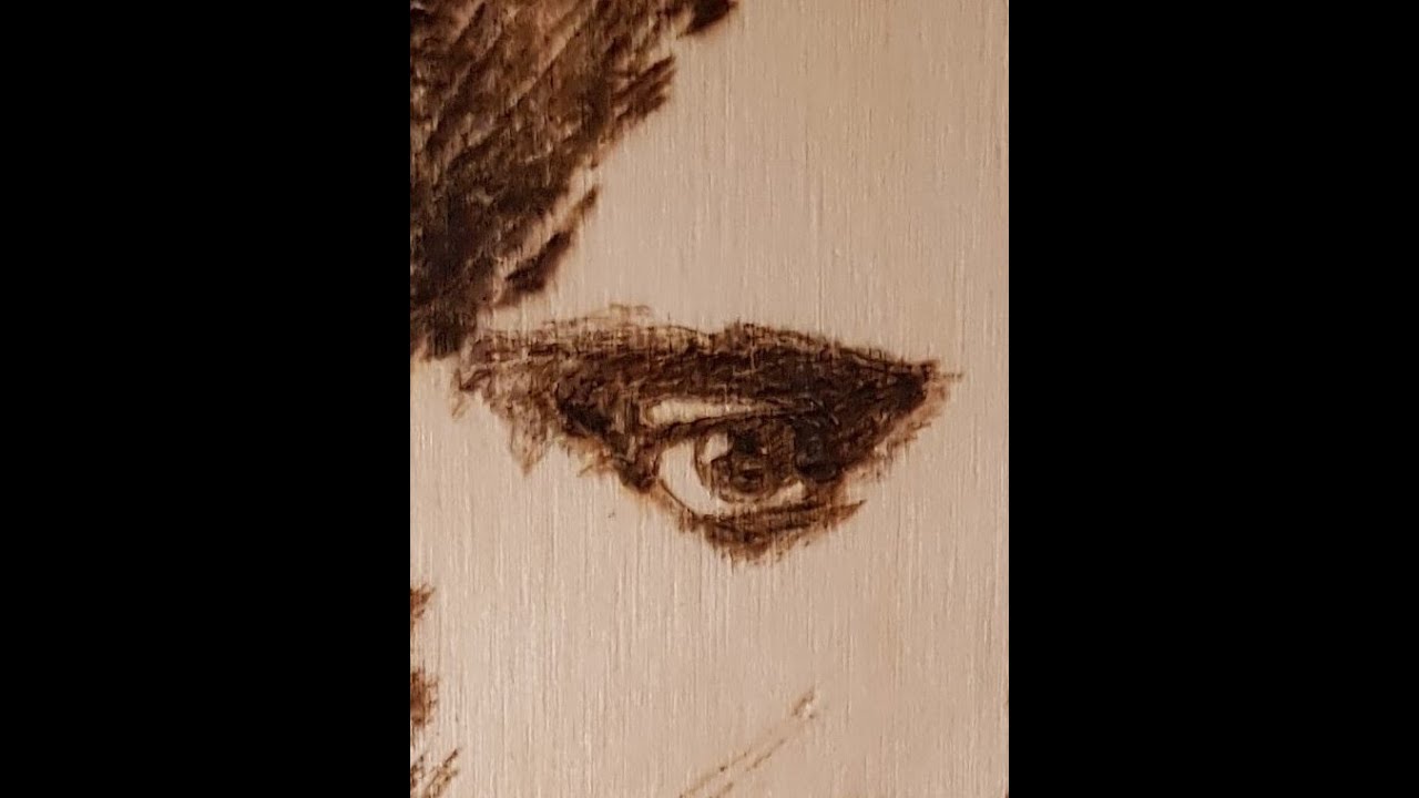Pyrography wood burning for beginners , shading nib - YouTube