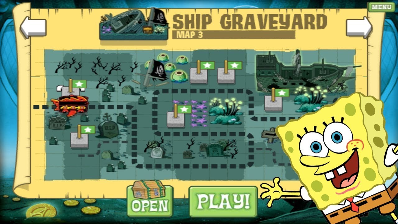 Spongebob Map