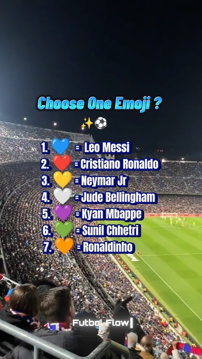 Choose One Emoji ? 🤔 #shorts #football #ronaldo #messi #edit - YouTube