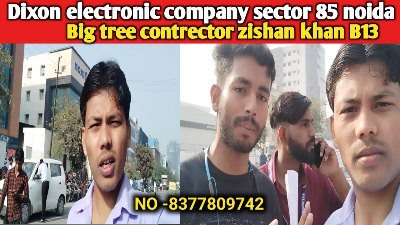 Noida sector 85 B13 Dixon company||zishan khan Big tree contractor ...