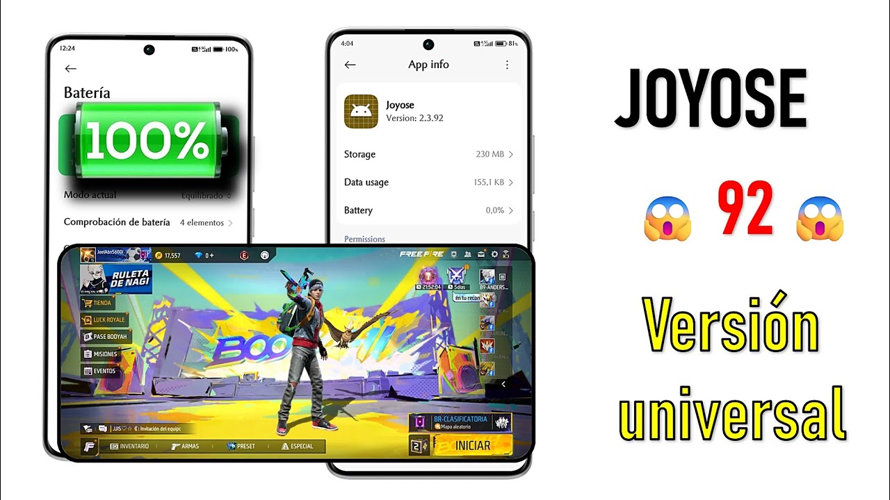ACTUALIZA YA 😱 JOYOSE 92 LA MEJOR VERSIÓN QUE MEJORA EL RENDIMIENTO DE ...