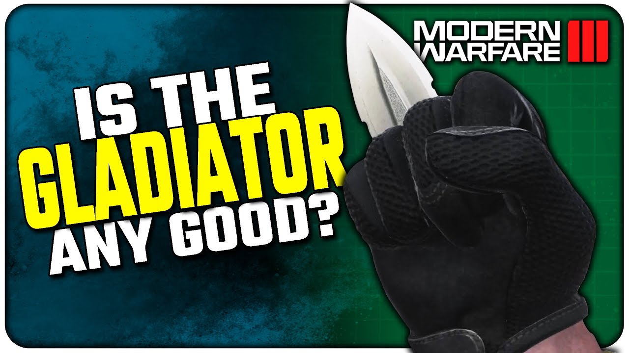 Is the NEW Gladiator Melee Weapon Any Good in Modern Warfare III? - YouTube
