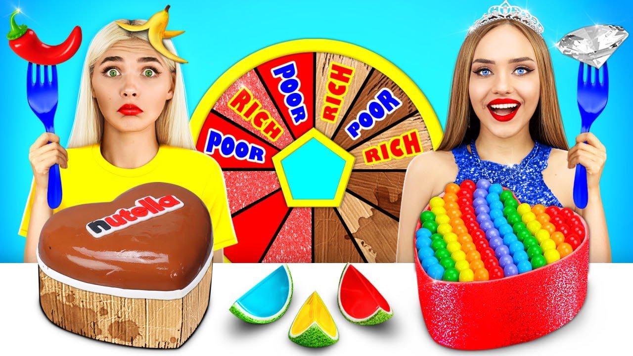 Rich vs Poor Cake Decorating Challenge! Who Decorates Expensive vs ...