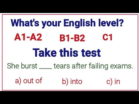 English Grammar Test ️📖 What's your English level? Can you pass this ...