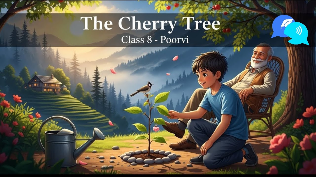The Cherry Tree Class 8 | The Cherry Tree by Ruskin Bond | The Cherry ...