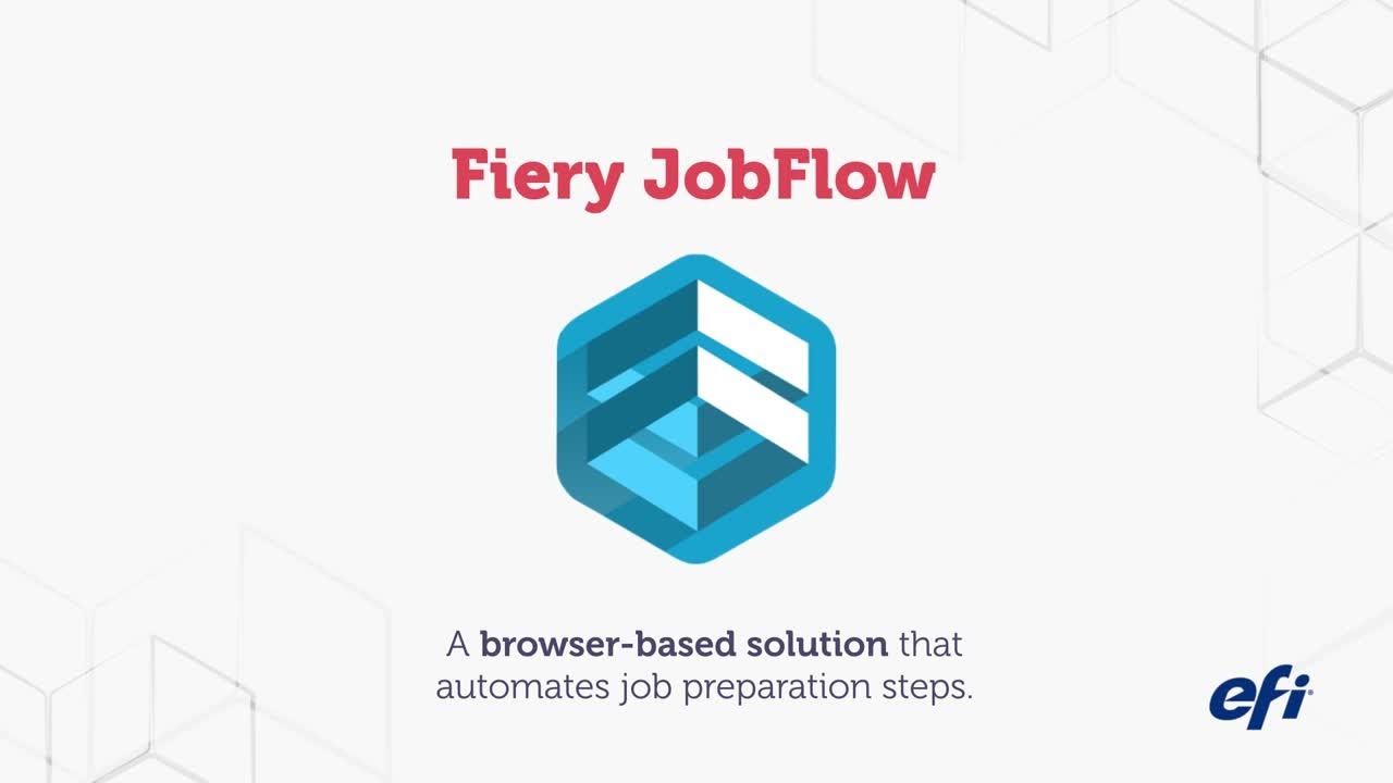 Automatizar flujos de trabajo de preimpresión con Fiery JobFlow - YouTube