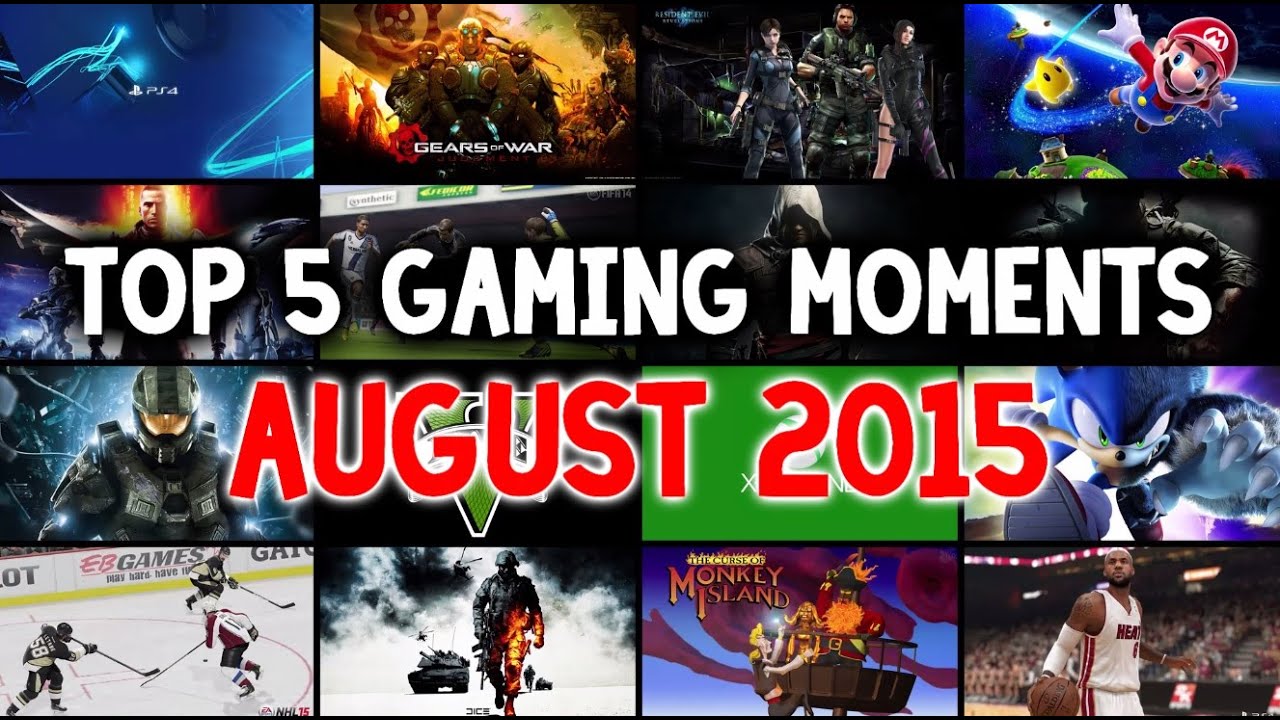 Top 5 Gaming Moments | August 2015 | Funniest Game Clips - YouTube