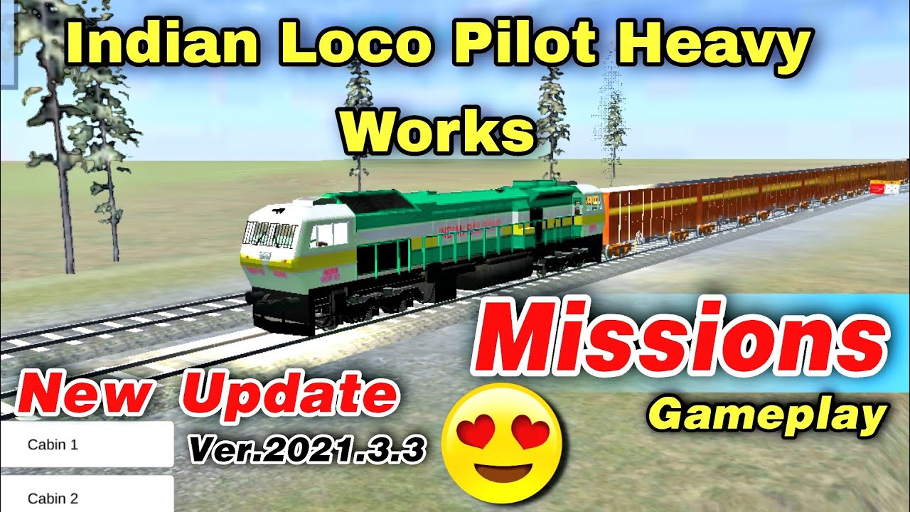 Indian Loco Pilot Heavy Works Train Simulator | New Update | Lag Fixed ...