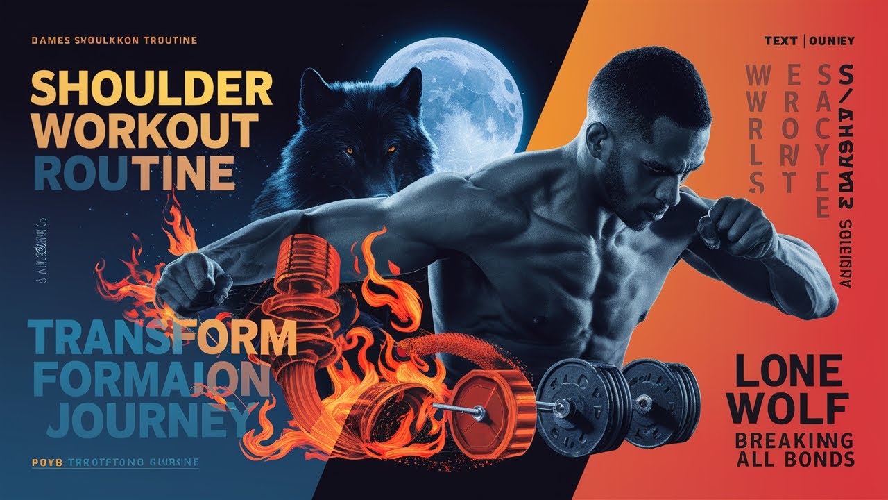Shoulder Workout Routine🔥🏋️: Breaking Free as a Lone Wolf🐺 | Daily Vlog ...