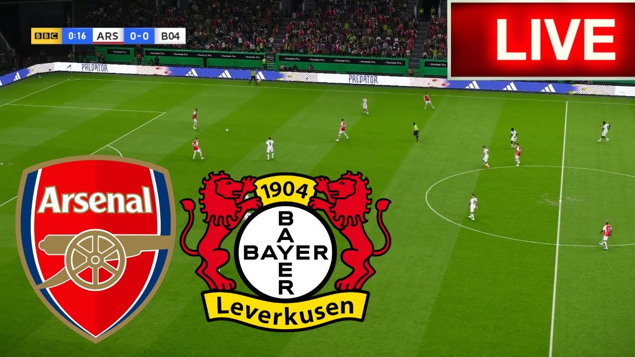 🔴LIVE: Arsenal vs Bayer Leverkusen | International - Club Friendlies ...