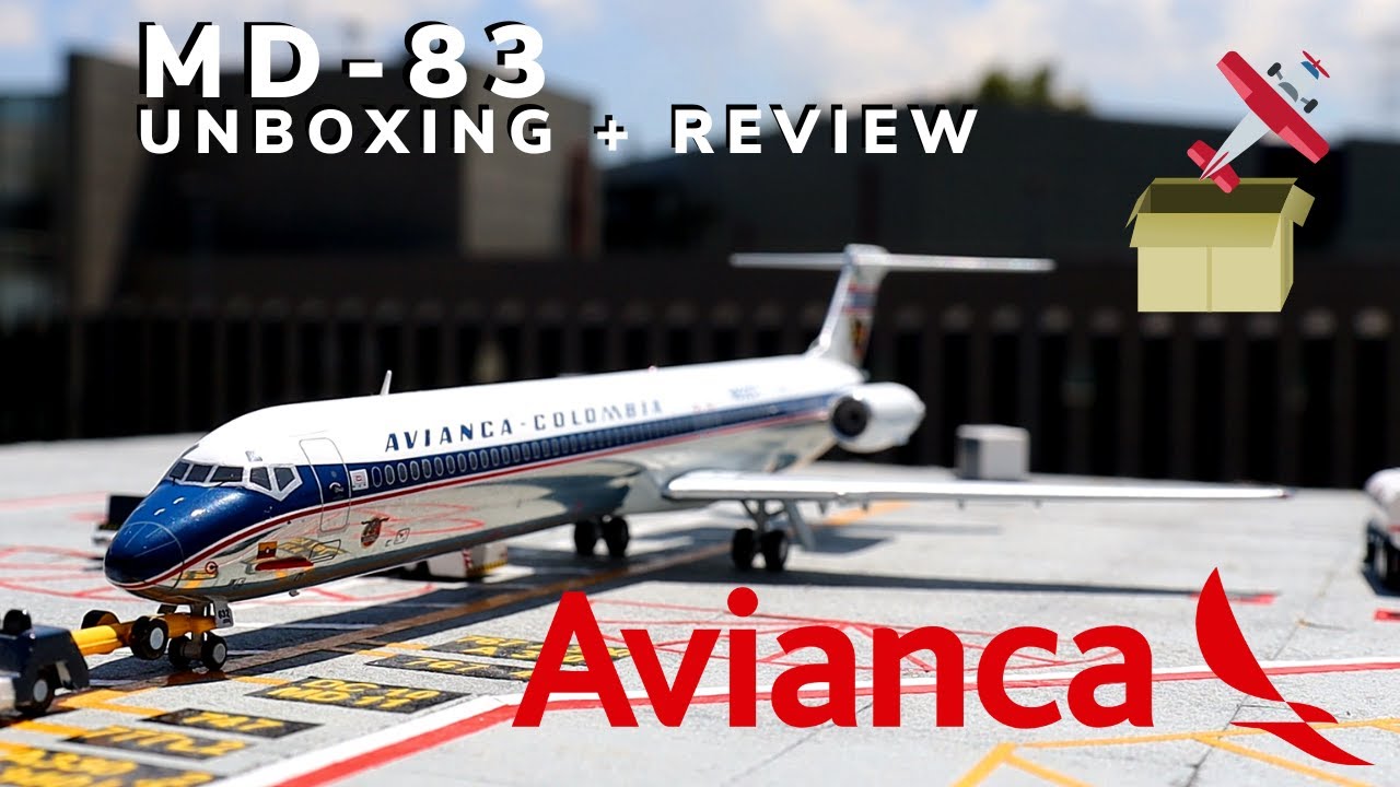 JP60 Aeromodelos 1:200 | McDonell Douglas MD-83 Avianca N632CT (80 años ...