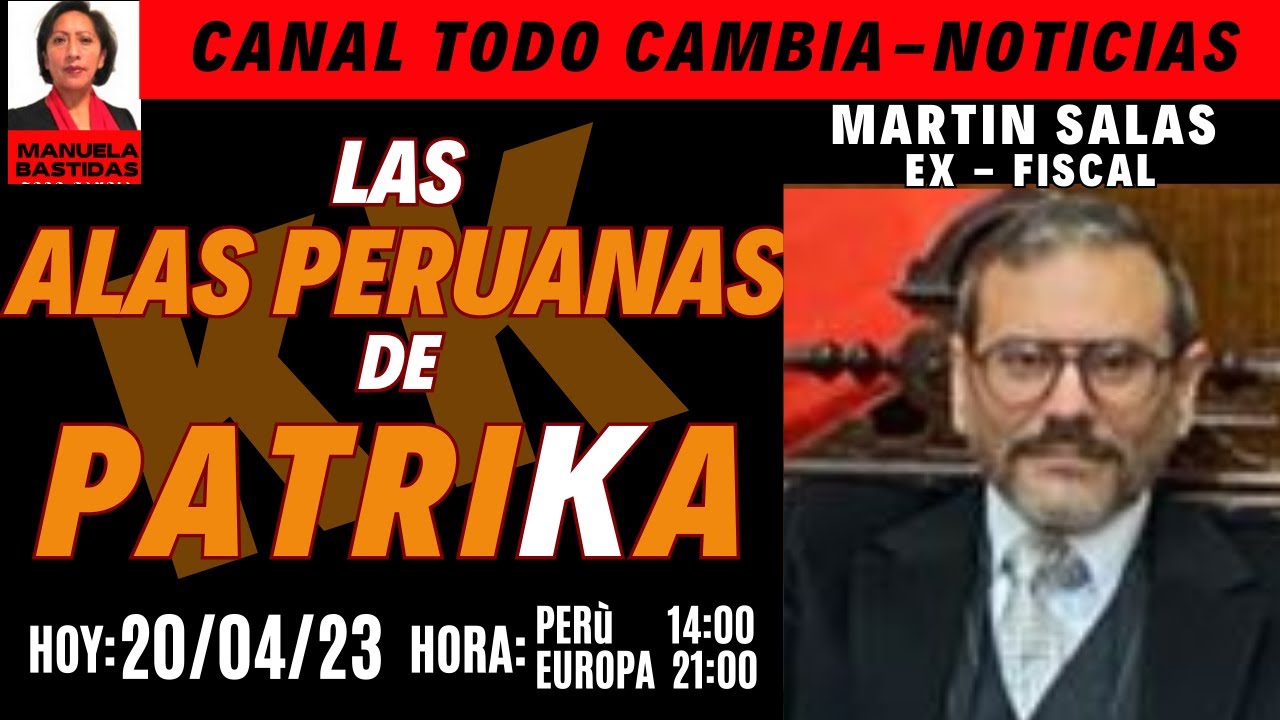 LAS ALAS PERUANAS DE PATRIKA / ENTREVISTA A MARTIN SALAS EX FISCAL ...