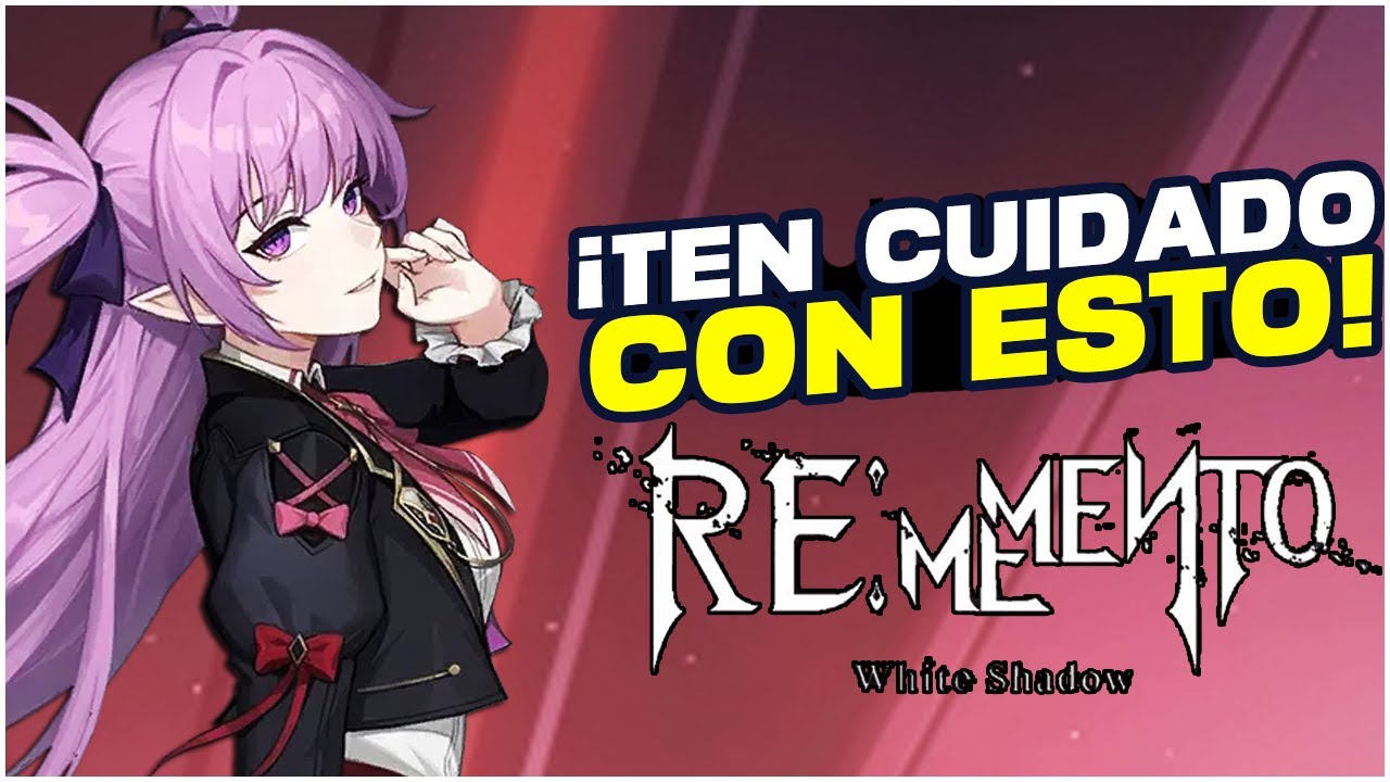 ⚠️¡EVITA ESTOS ERRORES AL EMPEZAR RE: MEMENTO WHITE SHADOW! - YouTube