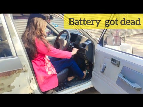 Cranking pedal pump until the battery is dead,