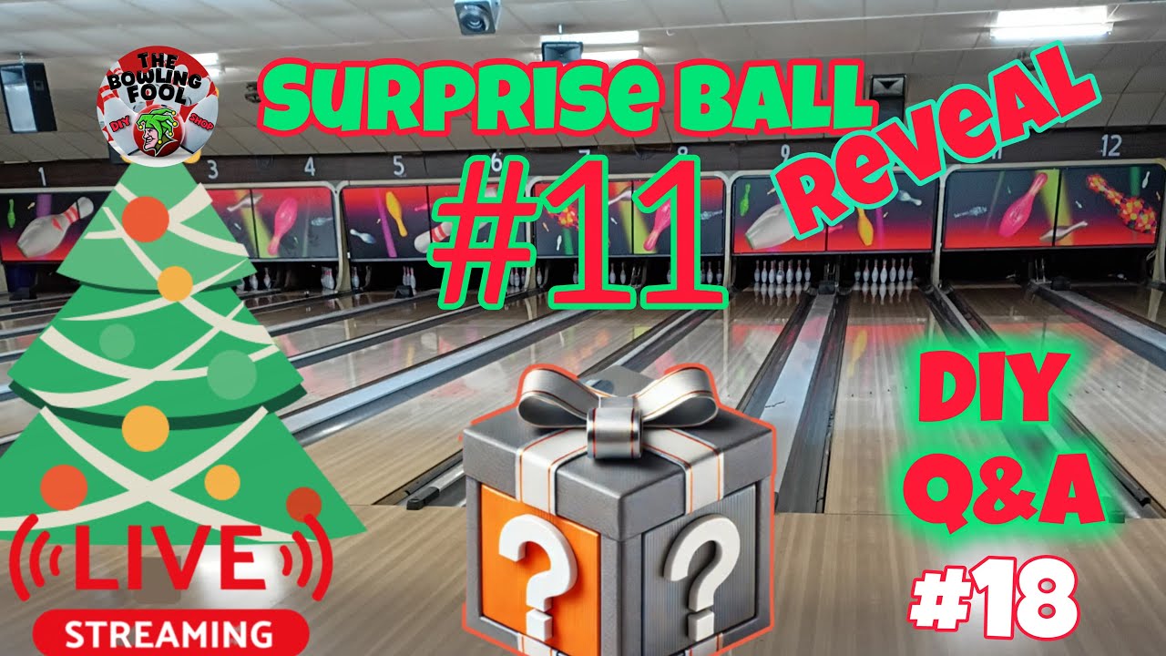 #18 The Bowling Fool is live! Surprise ball reveal! DIY Drill Shop Q&A ...