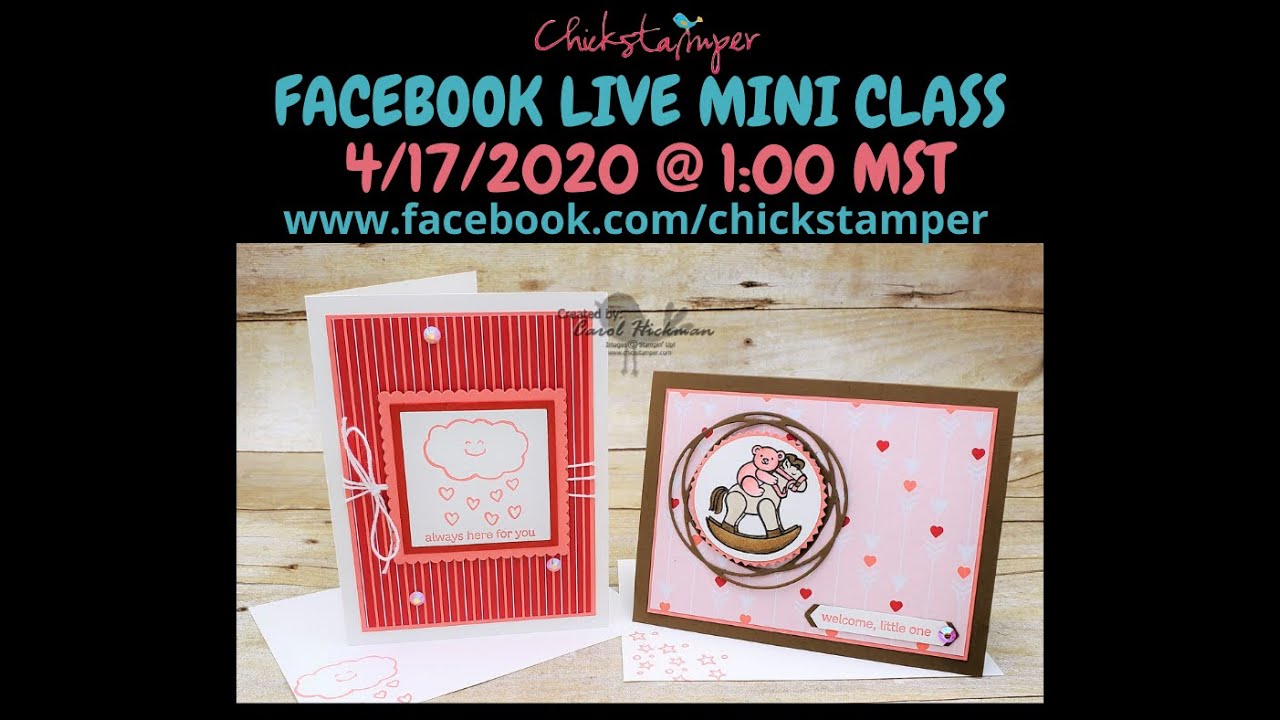 04172020 Chickstamper FB Live Hoot Hoot Hooray - YouTube