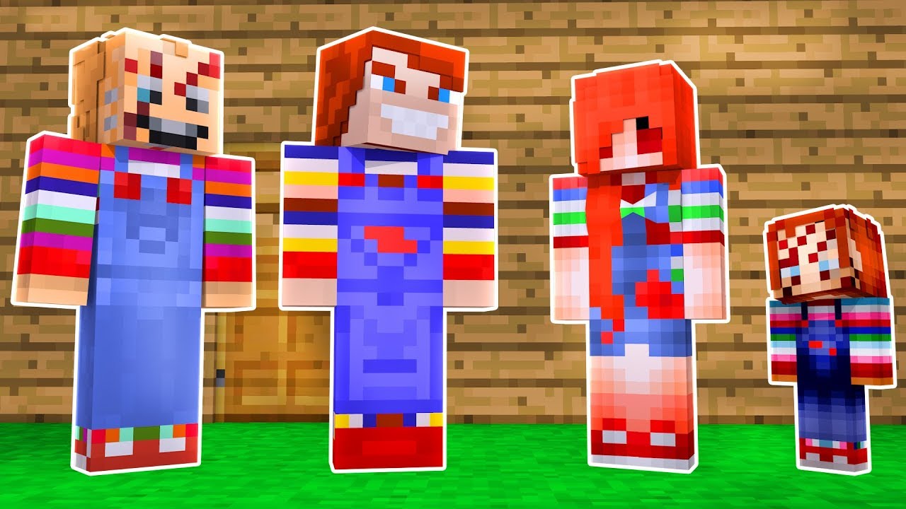 FAMILIA DE CHUCKY EN MINECRAFT!? | MINECRAFT TROLL - YouTube