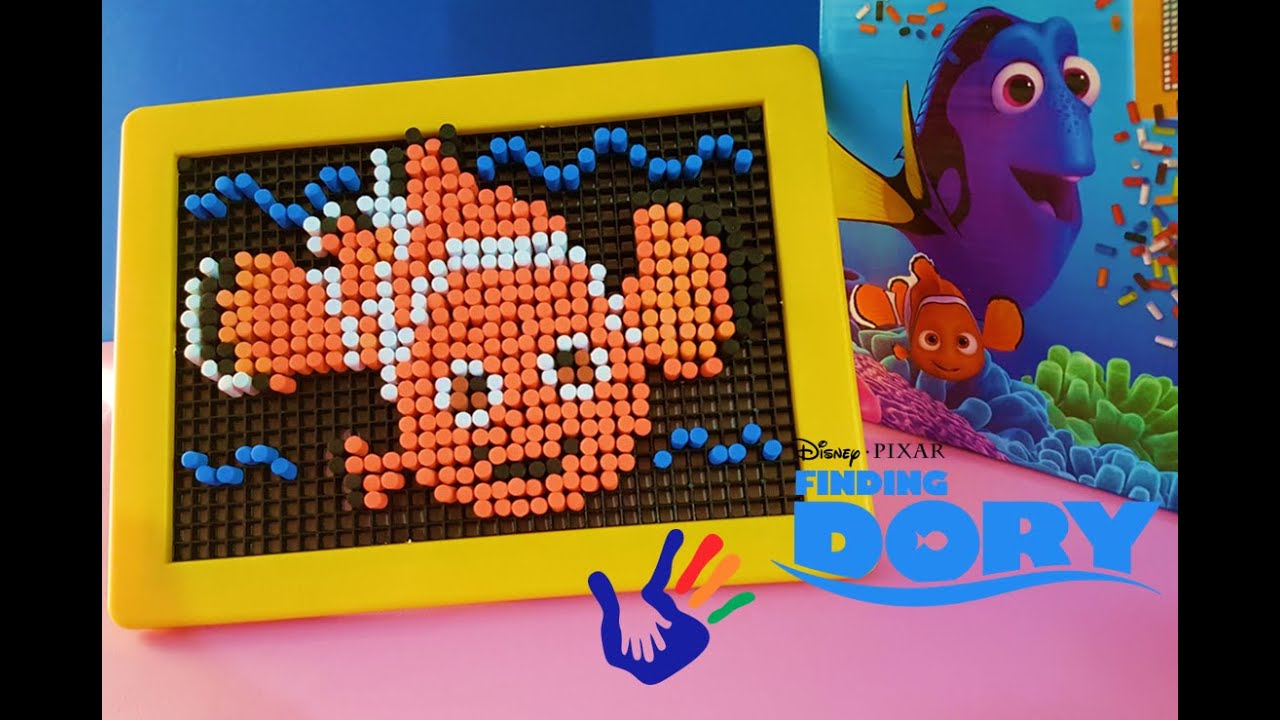 Finding Dory Disney Pixel kit - Marlin pixel kit - Buscando a Dory ...