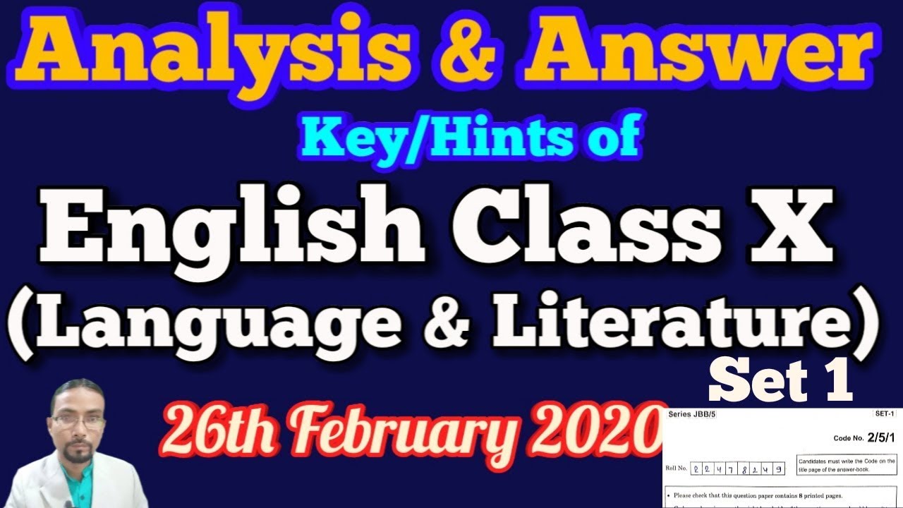 Cbse 10th English Paper Answers Set 1 YouTube cbse-10th-english-paper-answers-set-1-youtube
