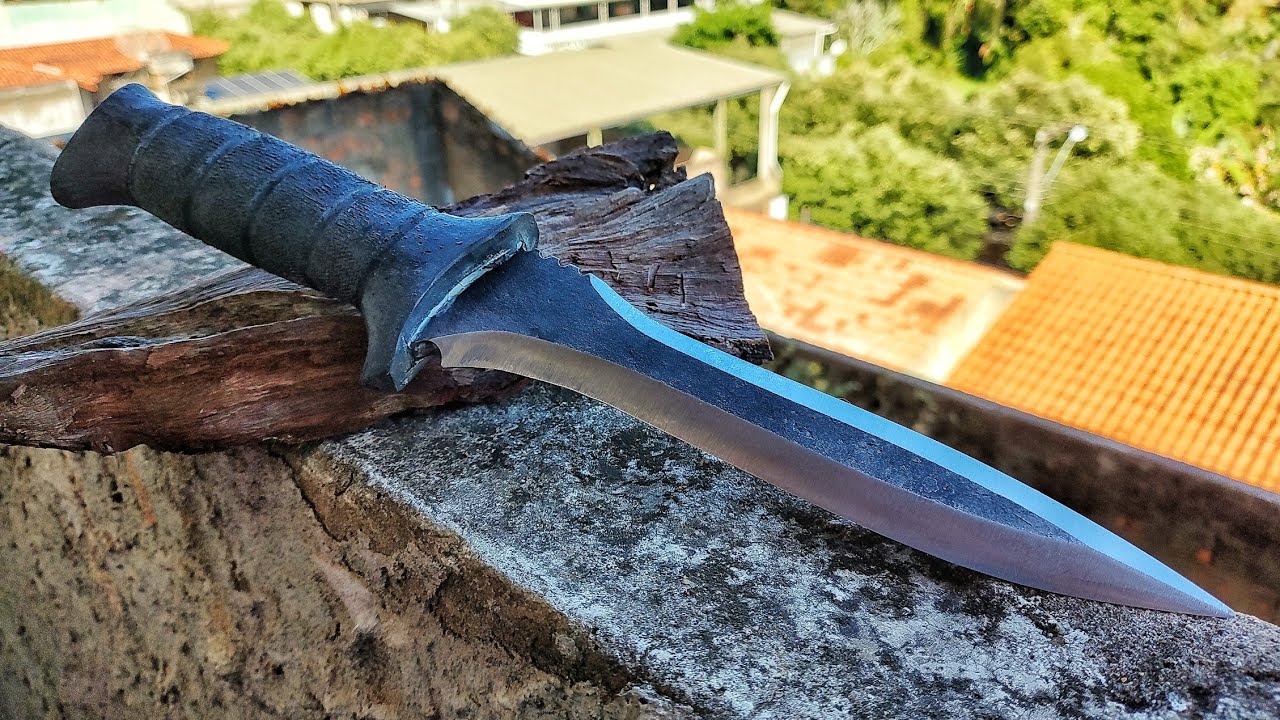 Knife Making - Making a Resident Evil Knife - YouTube