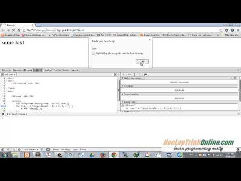 debug js, jquery trong chrome - YouTube