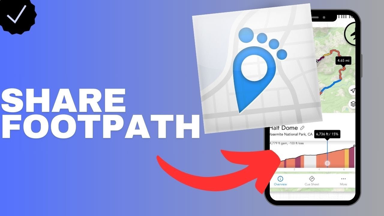 How to share the Footpath app? - YouTube
