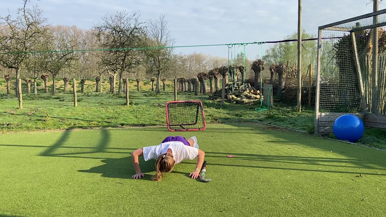 Push up over stick - YouTube