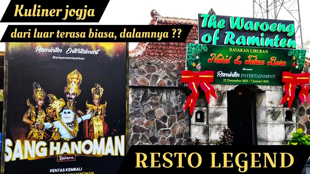 Resto Legend di Jogja | The Waroeng of Raminten Kaliurang - YouTube