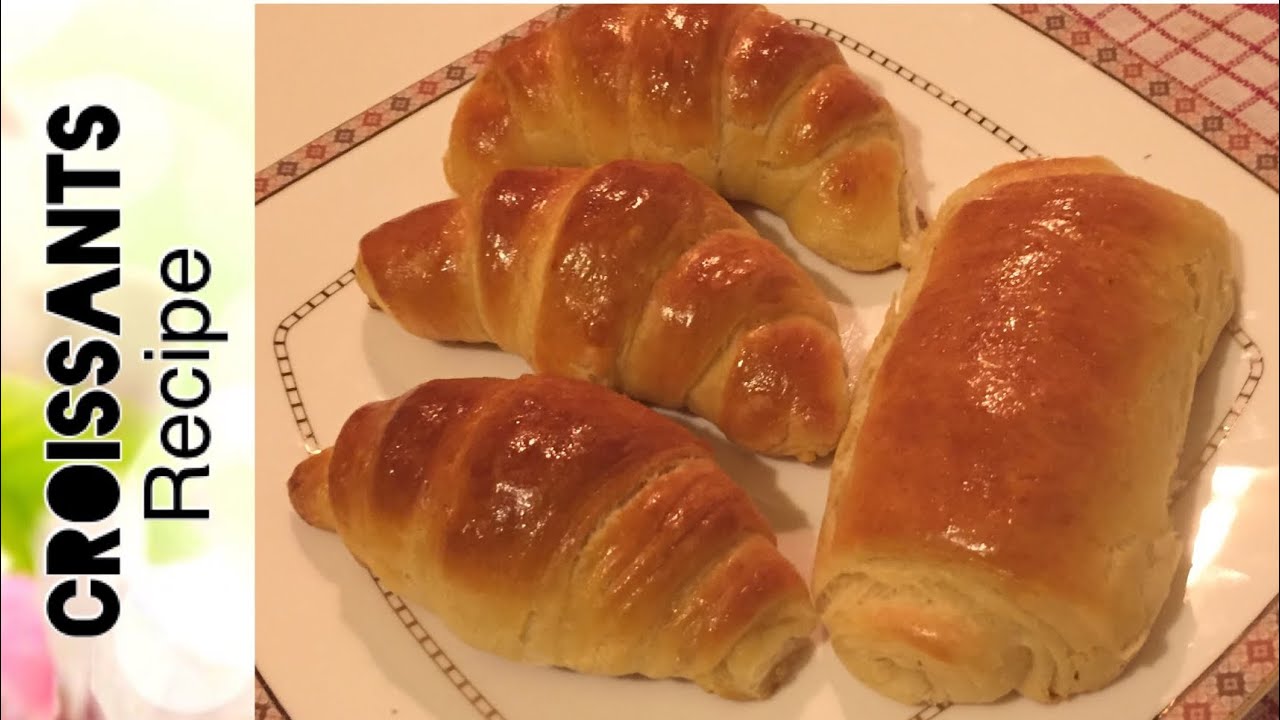 দুইটি স্বাদে ক্রোসেন্ট রেসিপি l Easy Croissants Recipe l Eggless ...