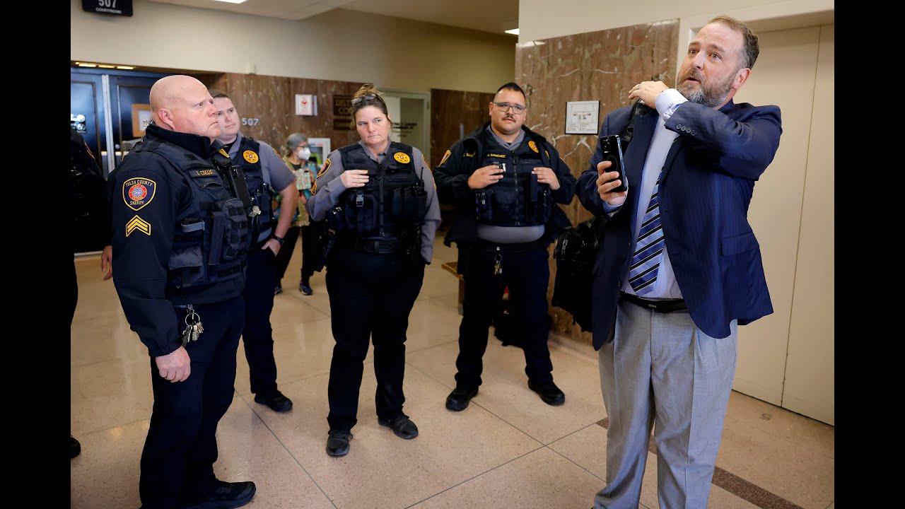 Video: Part of a dispute between Ronald E. Durbin II and District Judge ...