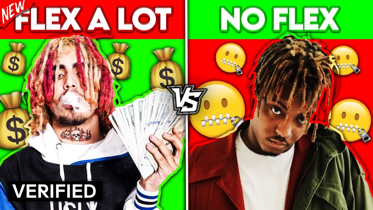 RAPPERS WHO FLEX A LOT vs. RAPPERS WHO DONT FLEX A LOT! - YouTube