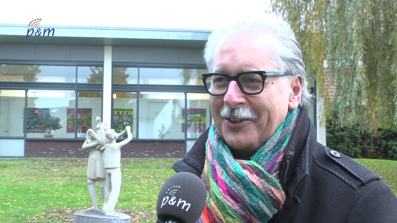 Kunstwerk Wim Rijvers terug in Kessel - YouTube