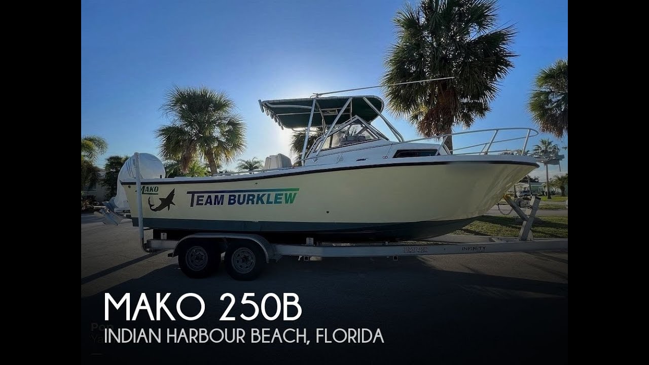 [SOLD] Used 1992 Mako 250B in Indian Harbour Beach, Florida - YouTube