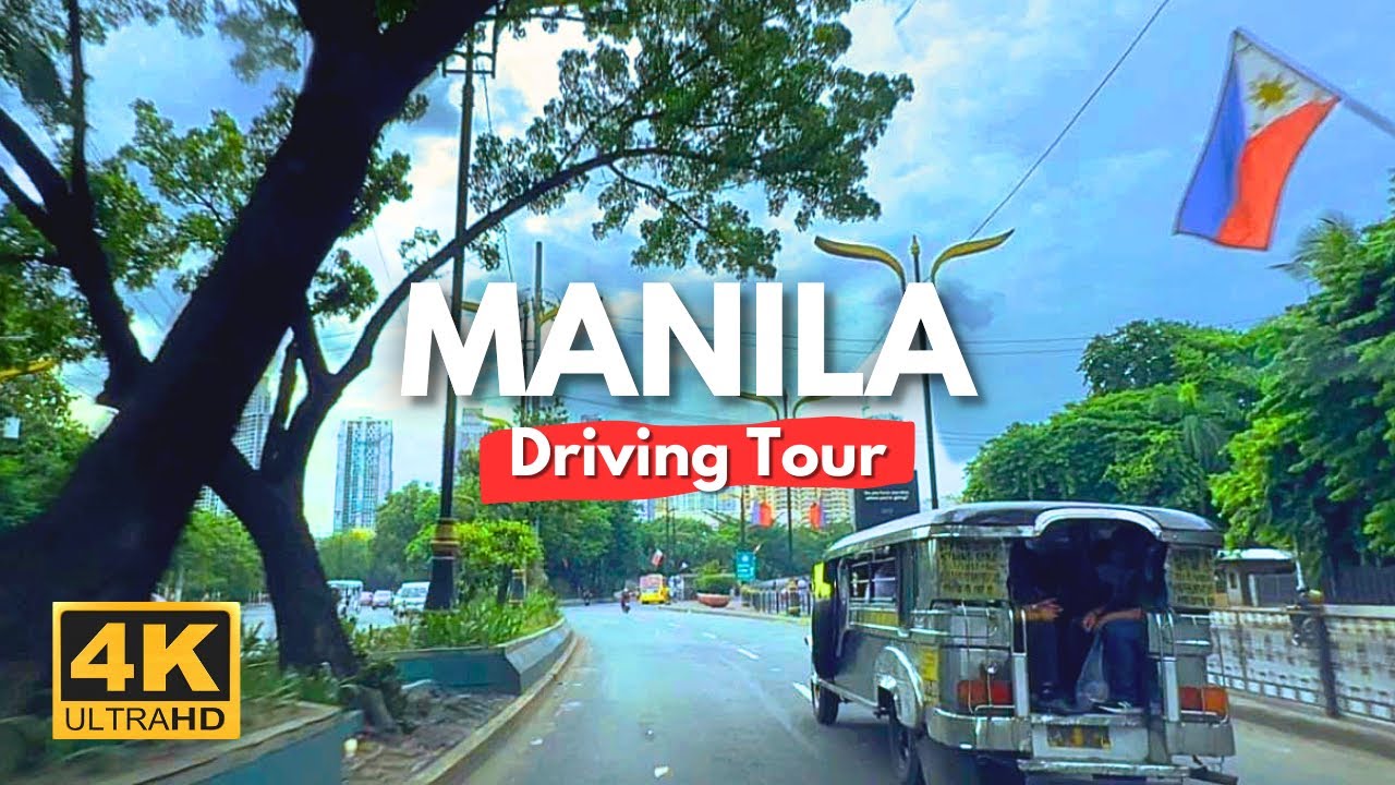 Driving Around MANILA, the Capital City of the Philippines! | 4K ...