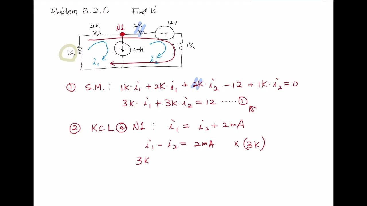 Circuit Analysis - Chapter 3 Nodal and Loop Analysis Techniques - YouTube