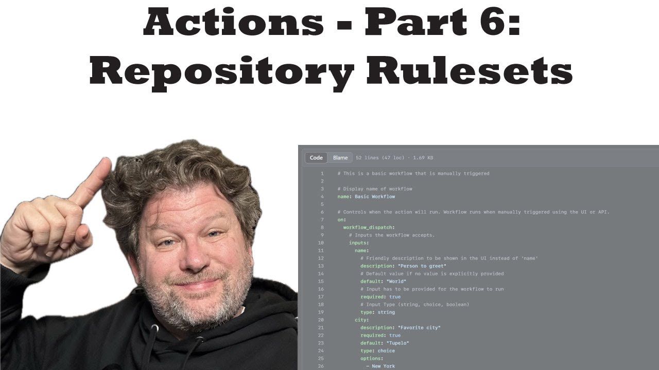 Introduction To Github Actions Part 6 Repository Rulesets Youtube