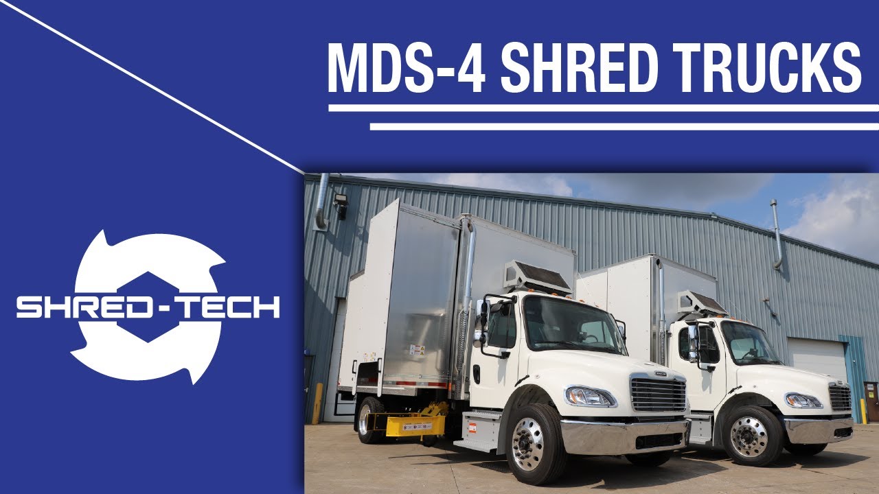 MDS-4 Shred Trucks | Shred-Tech - YouTube
