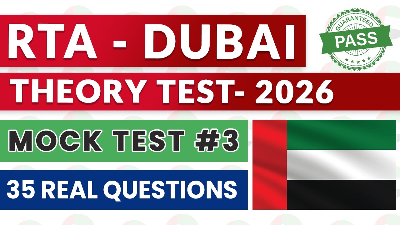 Don’t Miss These Easy Marks in the RTA Dubai Theory Test #rtatest2026 ...