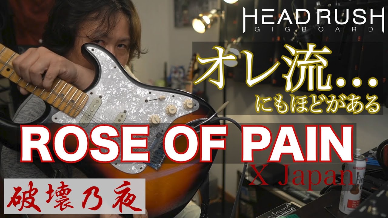 【X Japan】ROSE OF PAIN オレ流にもほどがありすぎるカヴァー(^^;)（破壊の夜） - YouTube