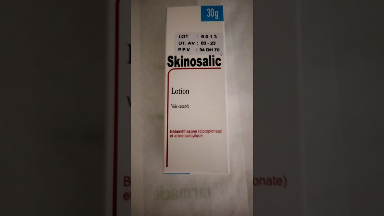 Skinosalic lotion سكينوساليك محلول - YouTube