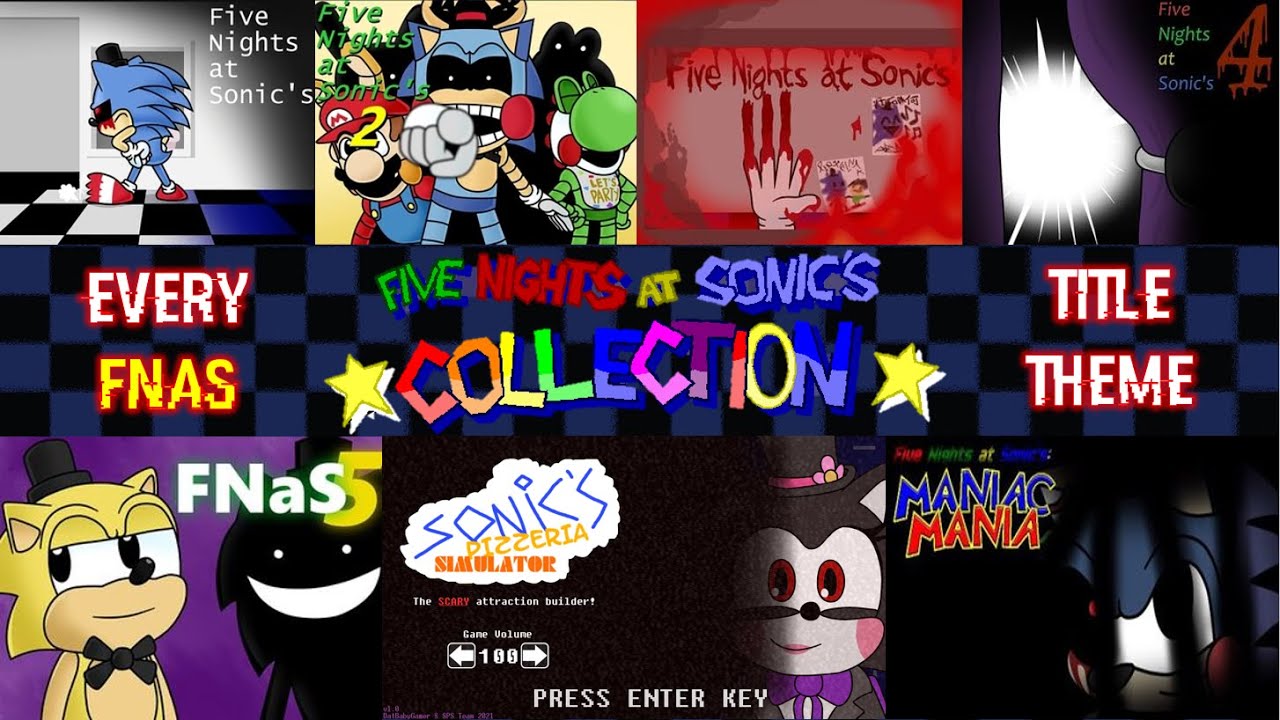Every FNaS Title Theme (1-Maniac Mania) - YouTube