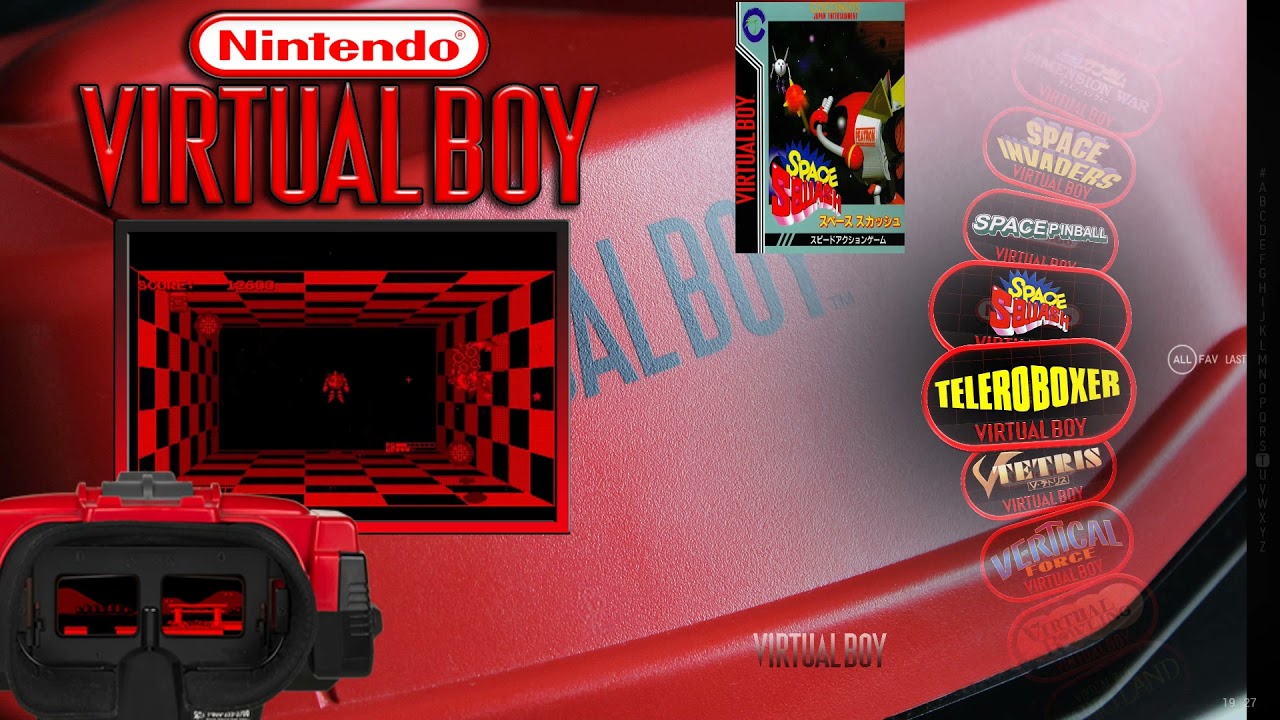 Coinops Next 2 - Virtual Boy Addon w/romset and Box Art Displayed - YouTube