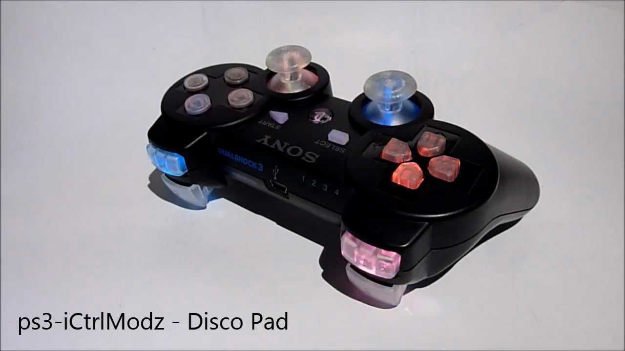 ps3-ictrlmodz - Disco ps3 controller colour changing flashing led ...