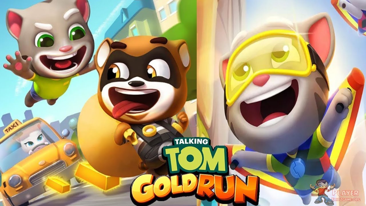 Talking Tom Gold Run CYBER CITY WORLD (New Update 2019) - YouTube