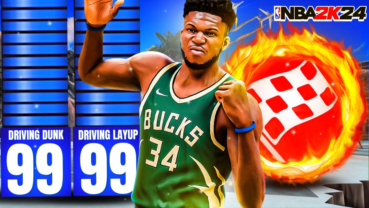 99 DRIVING DUNK + 99 LAYUP "ATHLETIC BEAST" GIANNIS BUILD IS THE ...