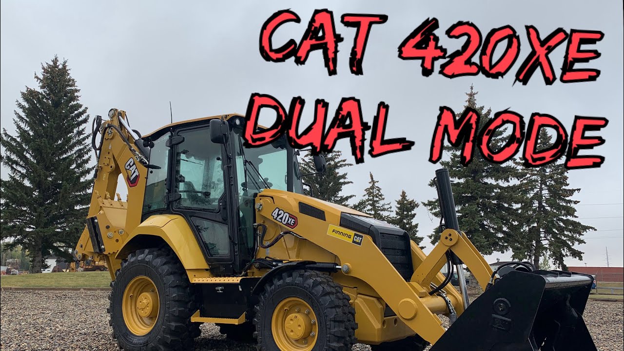 Caterpillar 420XE Backhoe Dual Mode Tutorial YouTube Caterpillar 420XE Backhoe Dual Mode Tutorial YouTube
