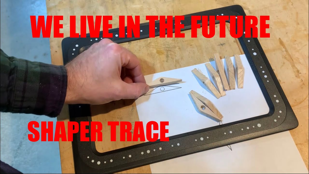 Shaper Trace modern woodworking tool - YouTube